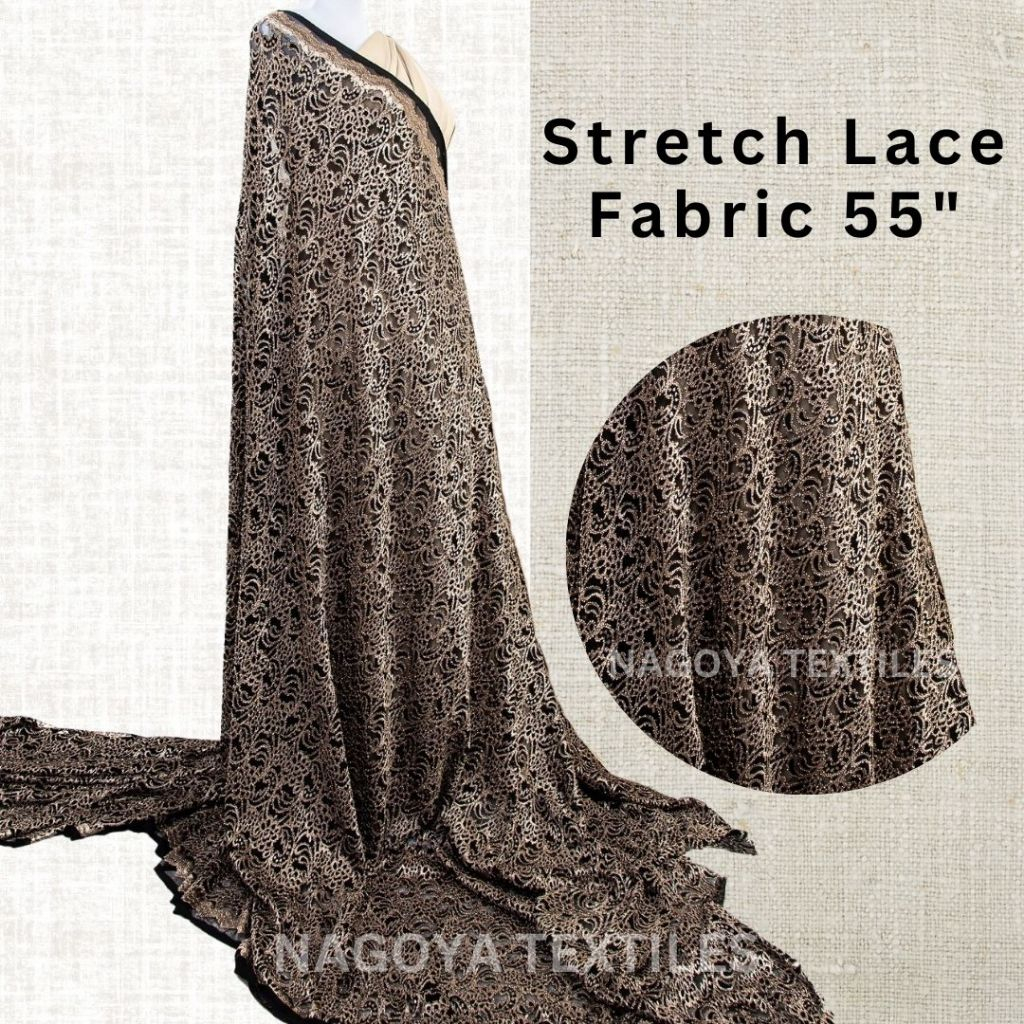 Kain Stretch Lace 55 inch Nagoya Textiles (KSLNWC) | Shopee Malaysia