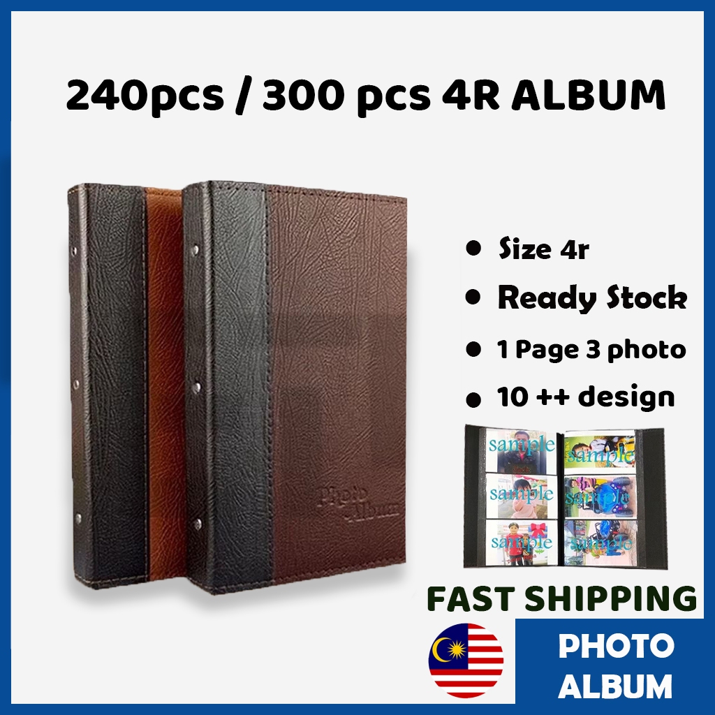 4R Album Gambar (240pcs/300pcs) / Pocket Photo Album/Gambar Album ...