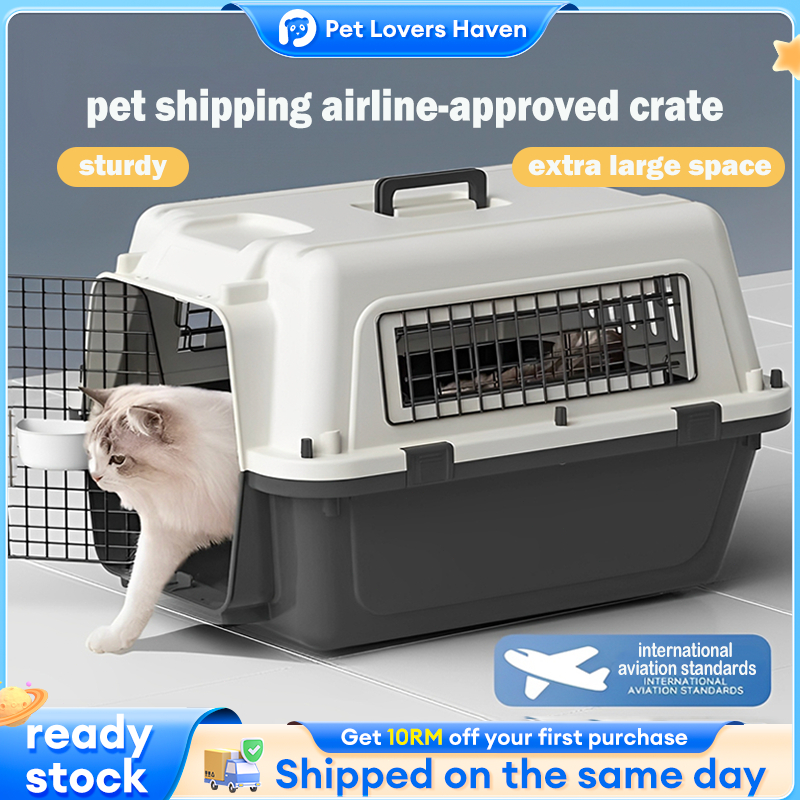 Pet Carrier Box Transport Box Pet Carrier Travel Breathable Crates Cat ...
