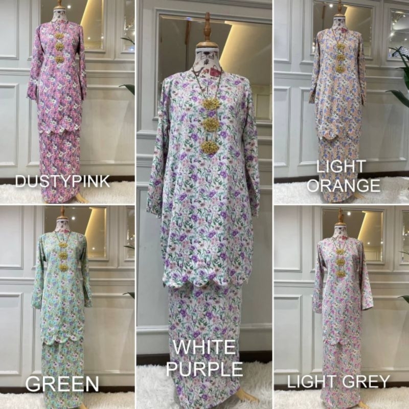 (S - 3XL) KURUNG MODEN SCALLOP HALEENA / HASYA by butik ROSE & BLOSSOM ...