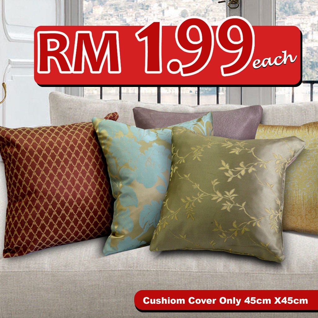 [ READY STOCK ] Assorted Cushion Cover only/Throw Casing 18" x 18"/45cm ...