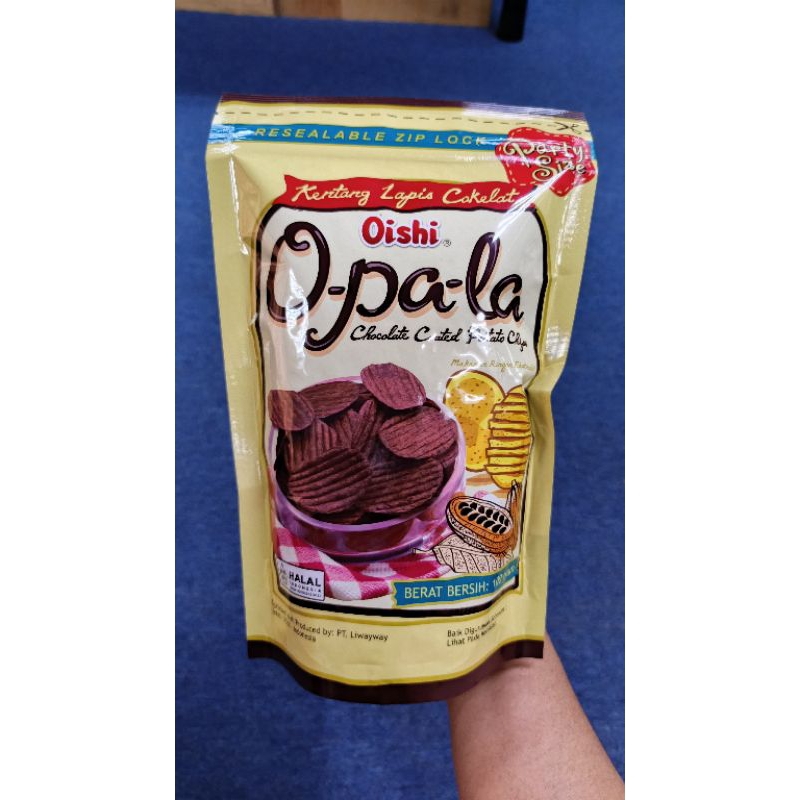 KENTANG LAPIS COKLAT OPALA OISHI CHOCOLATE COATED POTATO CHIPS HALAL ...
