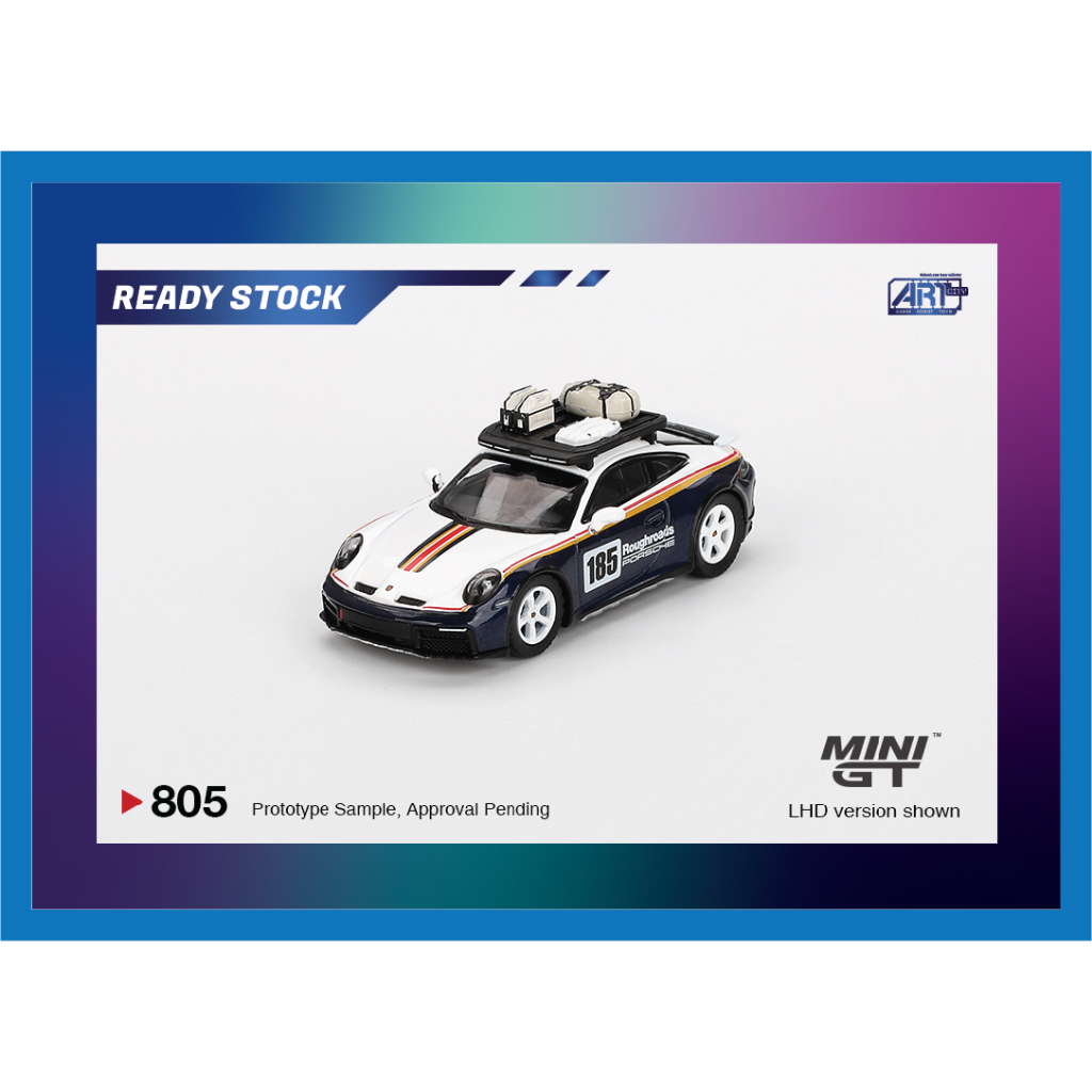 (READY STOCK) Mini GT - 805 Porsche 911 Dakar Rallye Design Package ...