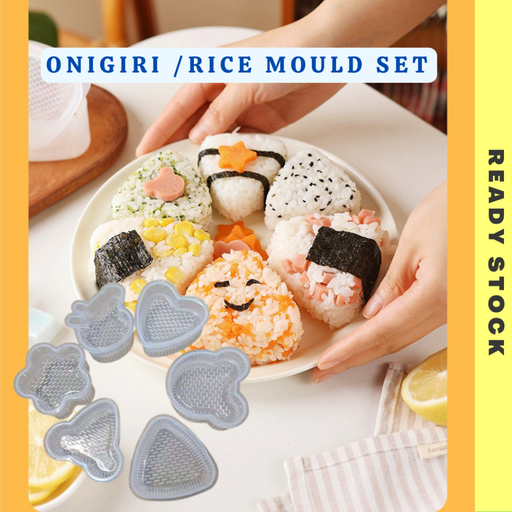 Multiple Shapes Japanese Onigiri Mould Sushi Bento Mold Non Stick Bento Tool Kitchen Accessories ...