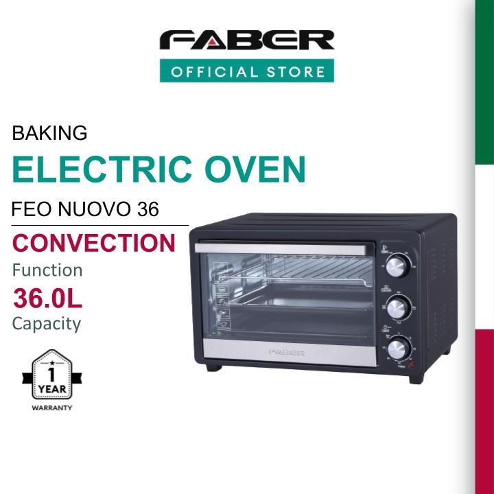 Faber Black Electric Oven With Convection Function Feo Nuovo 36 36.0L ...