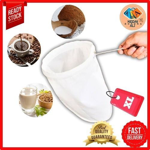 XL Size Penapis Kopi Teh Santan Soya/Cotton Nylon/Coffee Strainer ...
