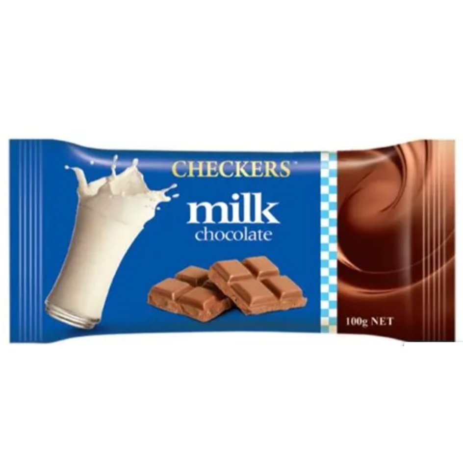 Checkers Bar Milk Chocolate 100g | Shopee Malaysia
