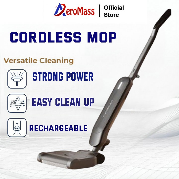 Aeromass Mop Vacuum Cleaner Wet and Dry Vacuum Mop Cordless Cleaner ...