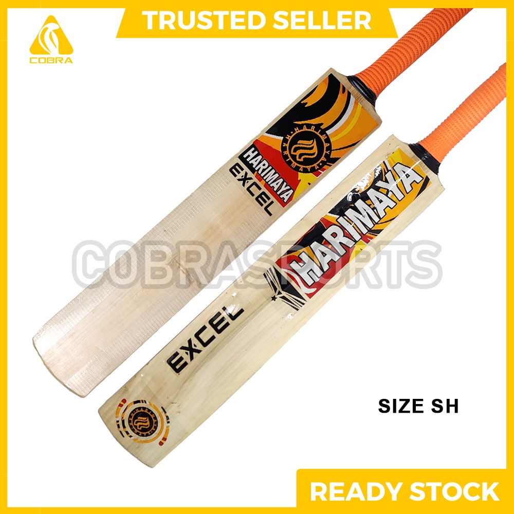 Harimaya Excel Cricket Bat Made from Kashmir Willow Size SH Pemukul ...