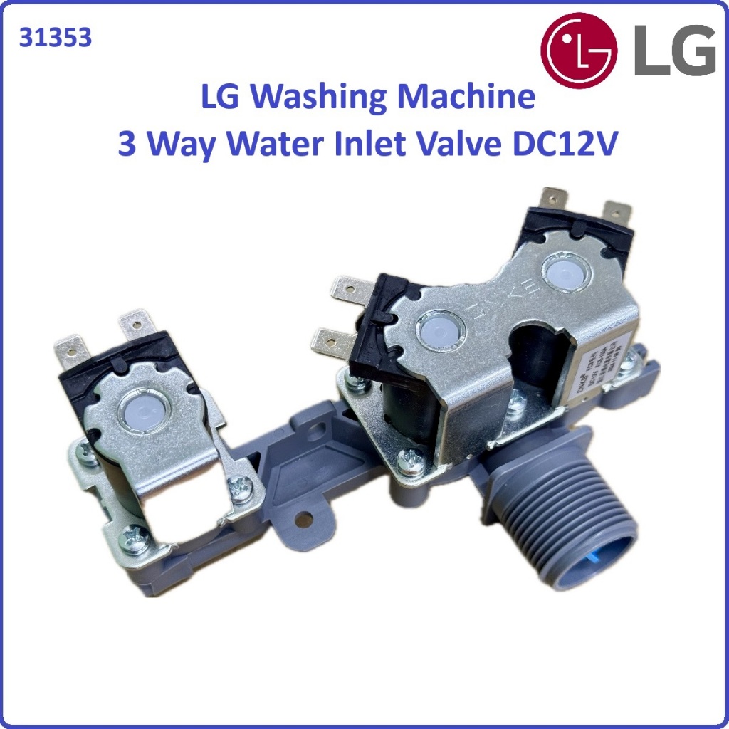 LG WF-HD100FS / WF-HD110FS / WF-HX130GV / WF-HX140GV / WF-HX170GV DC12V Inlet valve for washing ...