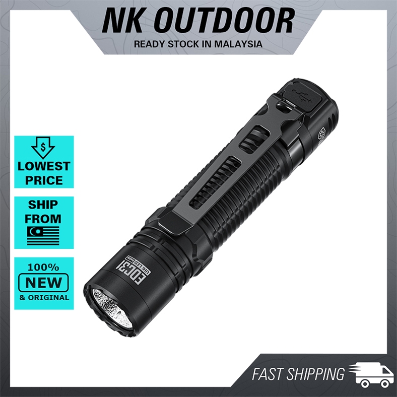 Nitecore EDC31 Tactical EDC Rechargeable Flashlight (3500 Lumens ...