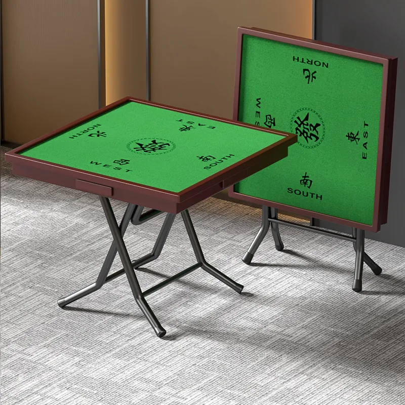 Fordable Square Mahjong Table / Meja Judi //Mahjong & Lami Table Hand ...