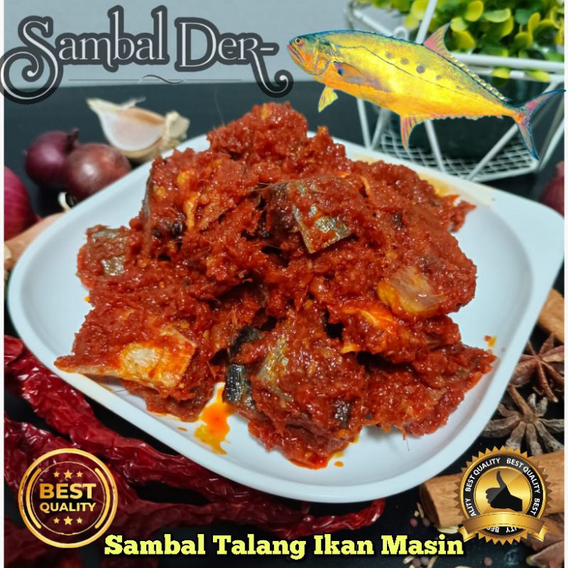 💕Sambal Ikan Talang Masin BY SAMBAL DER 50GRAM | Shopee Malaysia