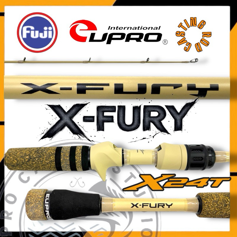 EUPRO X FURY SPINNING BAITCASTING FISHING ROD MADNESS XDR SILENT KILLER | Shopee Malaysia