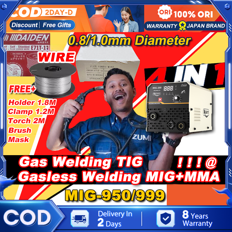 MIG Welding Machine Set Mesin Welding Gasless MIG-950/MMA/TIG 3IN1 ...