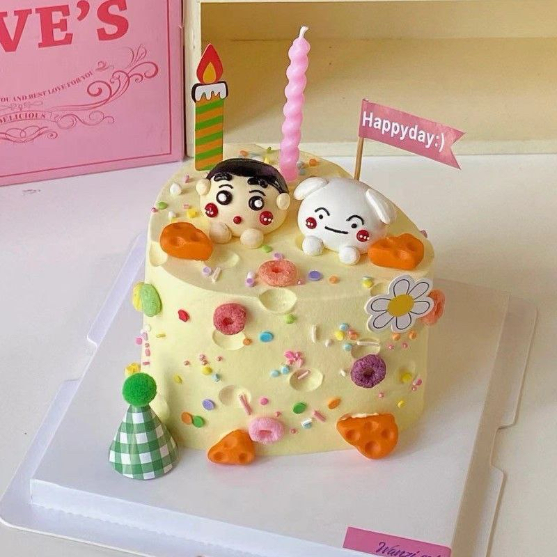 (READY STOCK)Shin-Chan PVC Cake Decoration Set - Birthday Party Cake ...