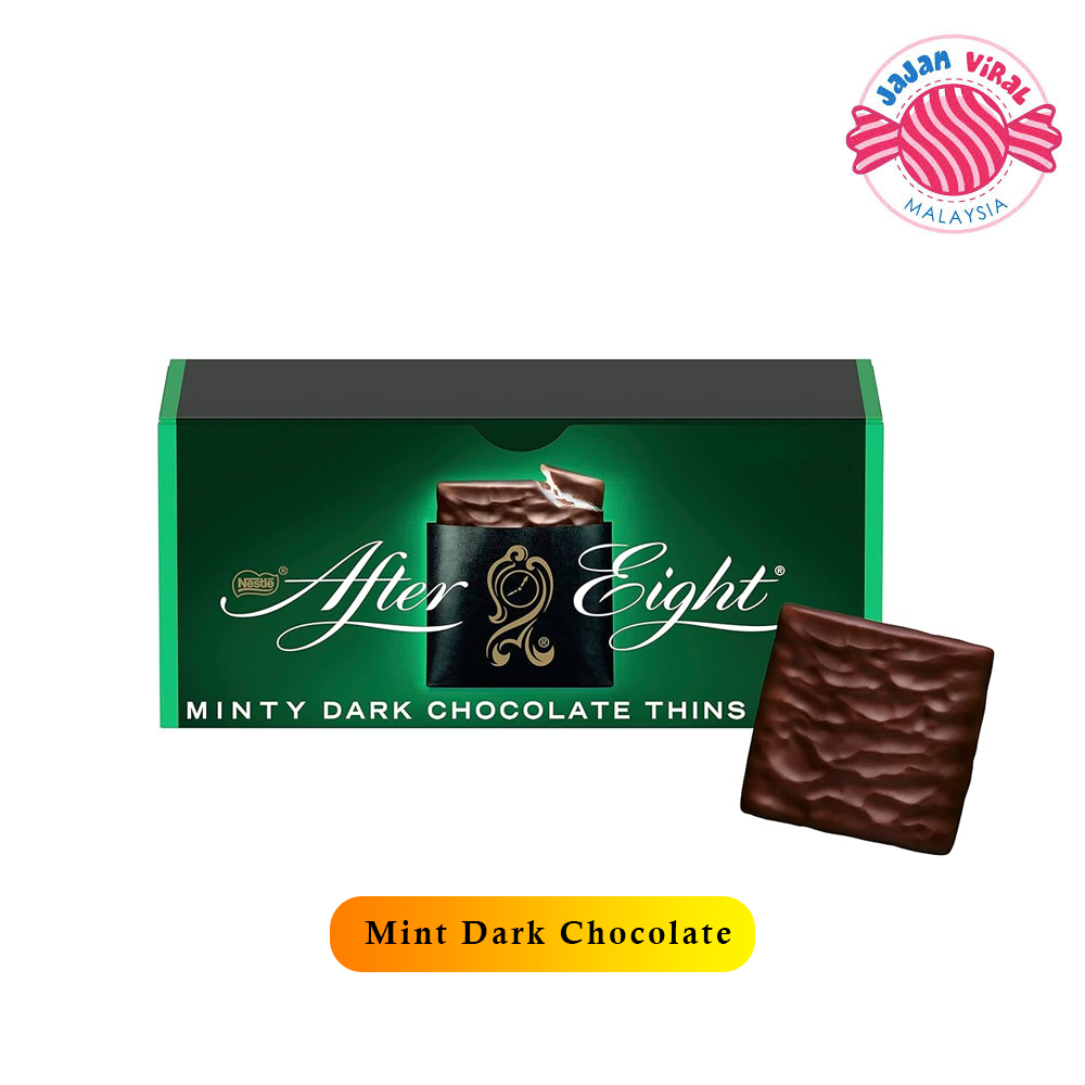 NESTLE AFTER EIGHT DELIGHTFULLY MINTY DARK CHOCOLATE THINS 200G [24 ...