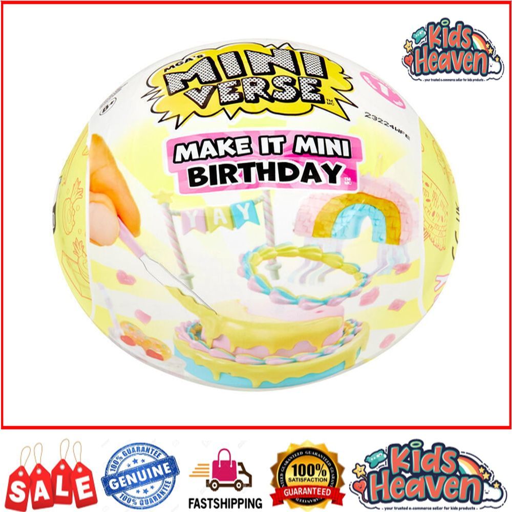 MGA's Miniverse Make It Mini Birthday Celebration with Accessories ...