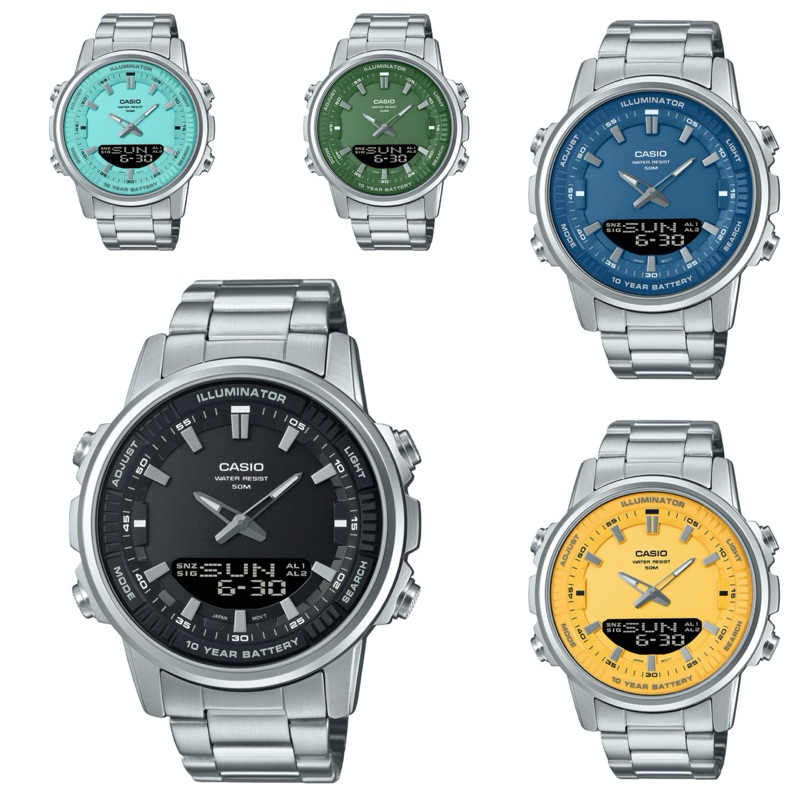 [ 💯 PREMIUM ] Casio AMW 880D B400 B500 MT-G Stainless Steel Premium ...