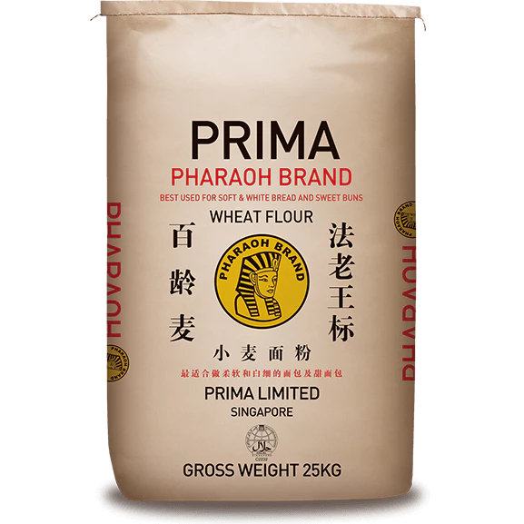 Prima PHARAOH Brand Wheat Flour high protein flour suitable for halal ...