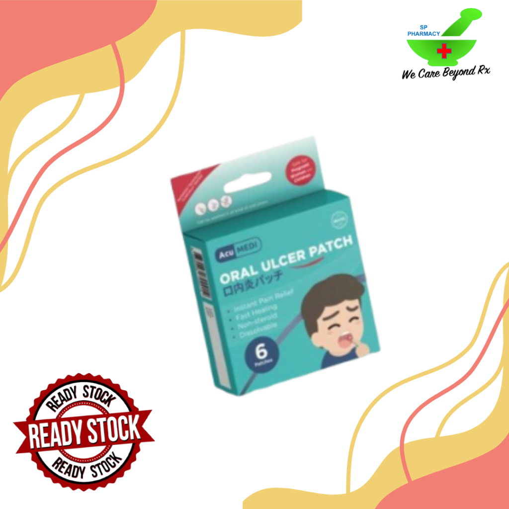 ORAL ULCER PATCH 6 PATCHES (EXP SEP 2027) | Shopee Malaysia