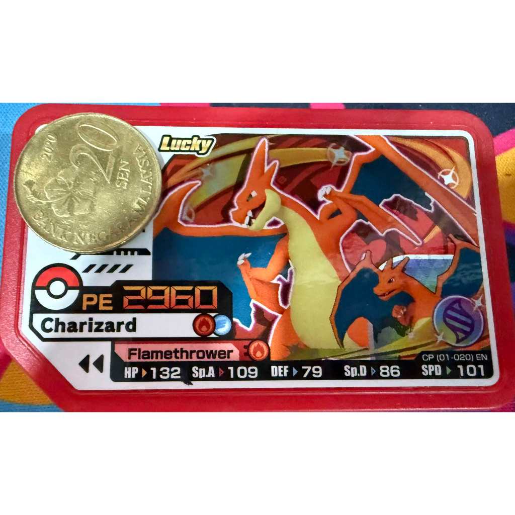 **ORIGINAL GAOLE CHIP** CHARIZARD LUCKY | Shopee Malaysia