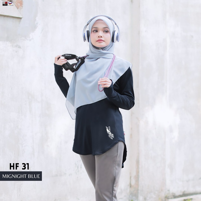 Humaira Design - Tshirt Jersey Muslimah Xtive Series 2.0 (Cotton ...