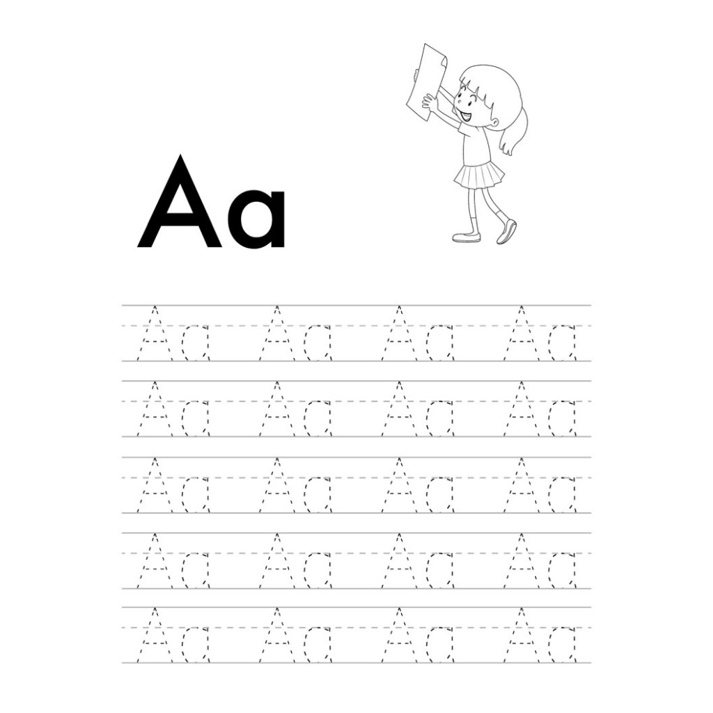 Alphabet Tracing Soft copy Book ABCD Preschool Writing Menulis Huruf ...