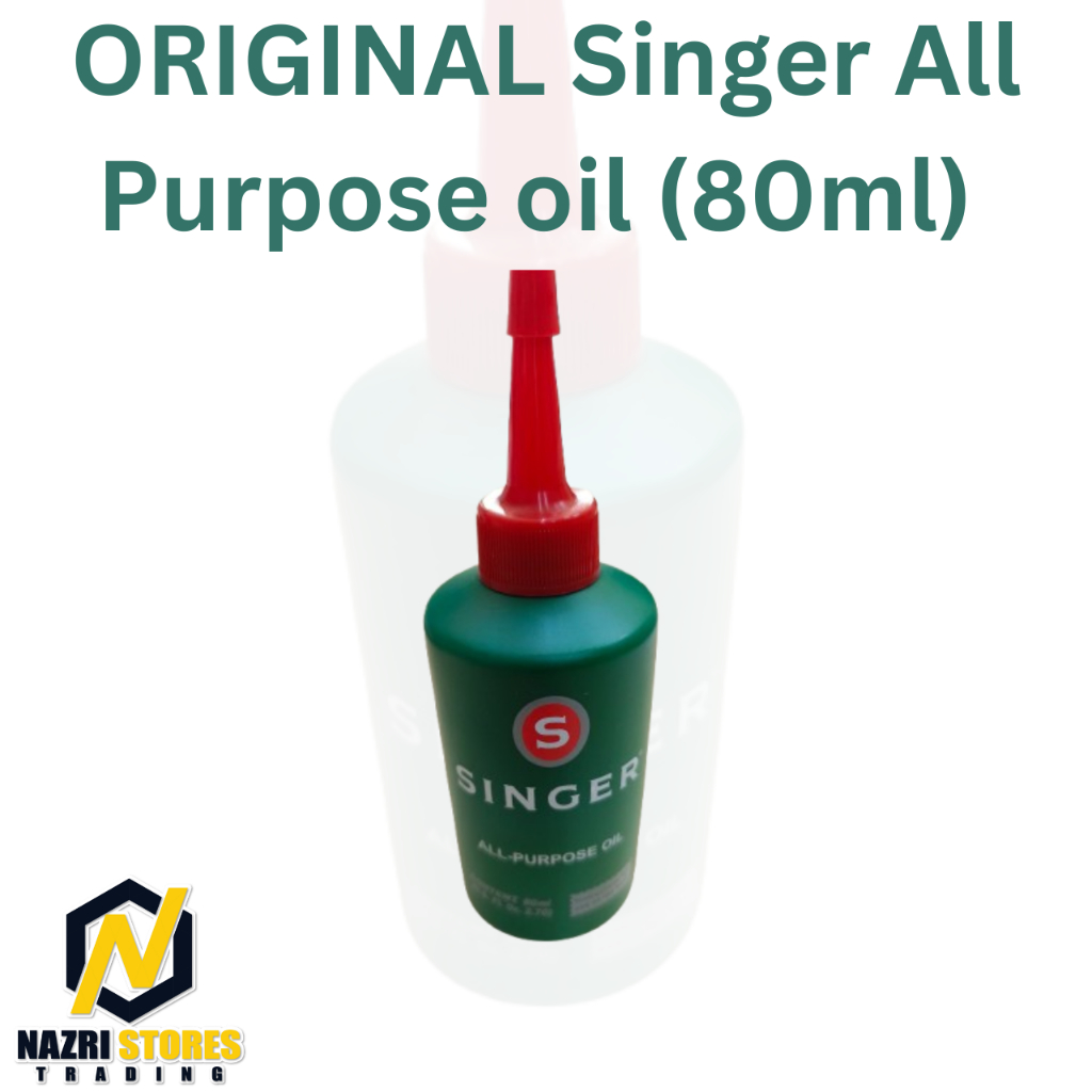 ORIGINAL Singer All Purpose oil (80ml) / Minyak Mesin Jahit (80ml ...