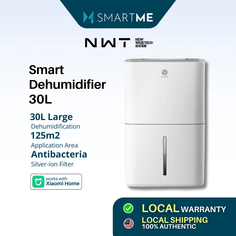 Xiaomi Mijia | New Widetech Smart Dehumidifier 30L | Shopee Malaysia