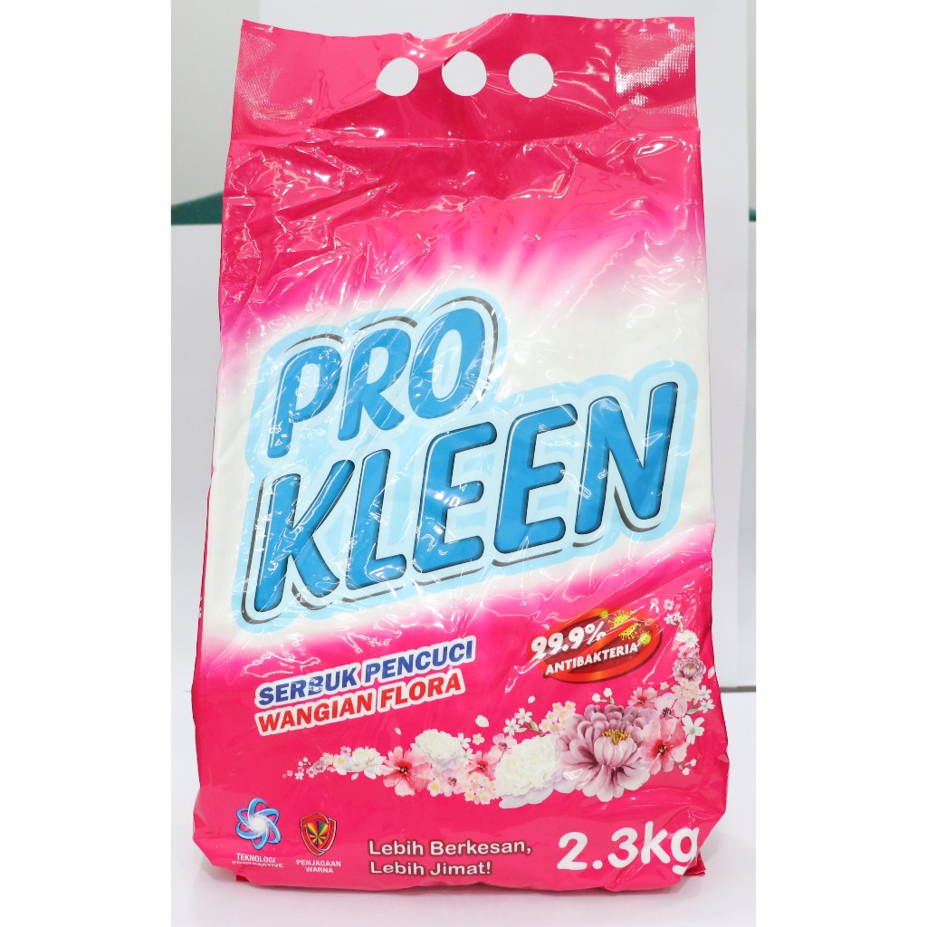 PROKLEEN - DETERGENT POWDER (FLORAL) 2.3KG | Shopee Malaysia