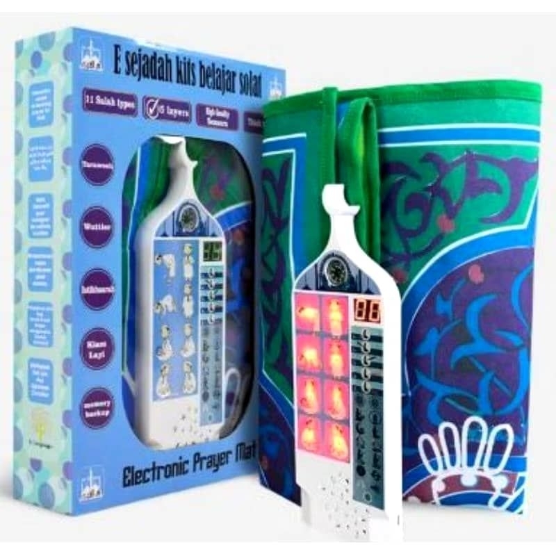 E Sejadah Prayer Kit Digital Sejadah Panel Kanak-Kanak Belajar Solat ...
