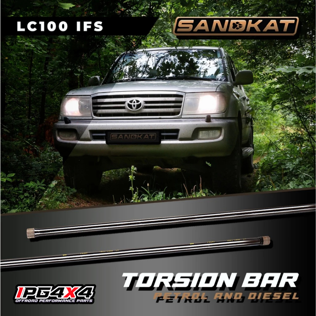 SANDKAT Land Cruiser 100 IFS Series Torsion Bar Set LC100 | Shopee Malaysia