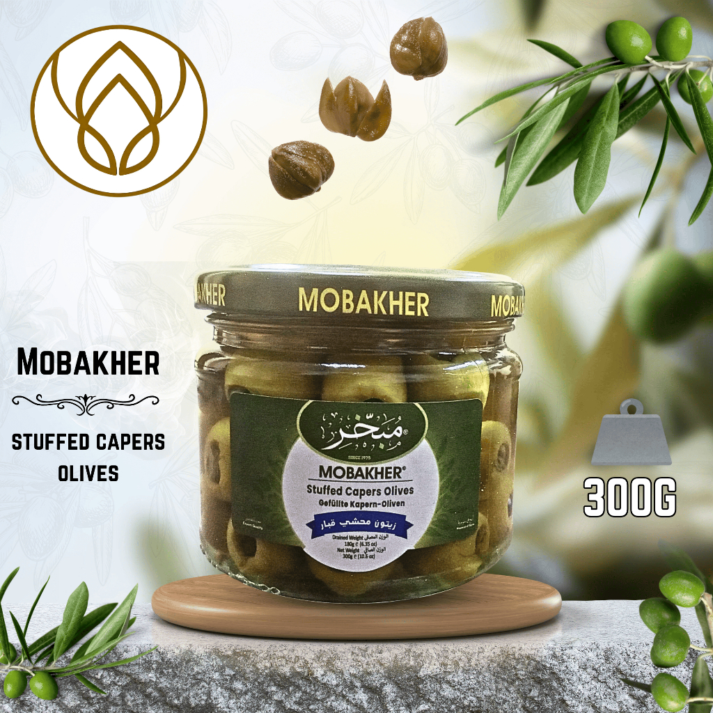 Mobakher Stuffed Capers Olives 330g Halal | Shopee Malaysia