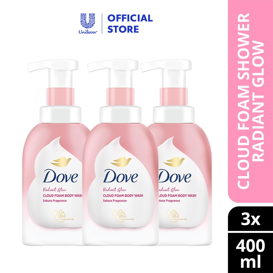 [Bundle of 3] Dove Sakura Rich Self Foaming 400ml | Shopee Malaysia