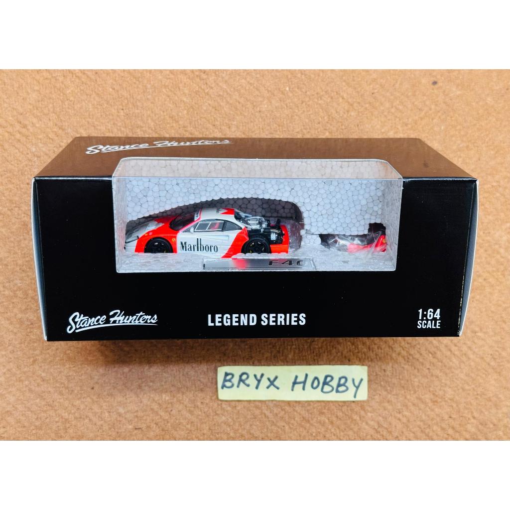 Stance Hunters Ferrari F40 Marlboro White & Red #SH64F40MARL (1:64 ...