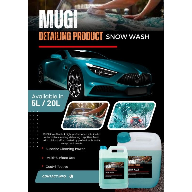 MUGI Snow wash shampoo 5Liter | Shopee Malaysia