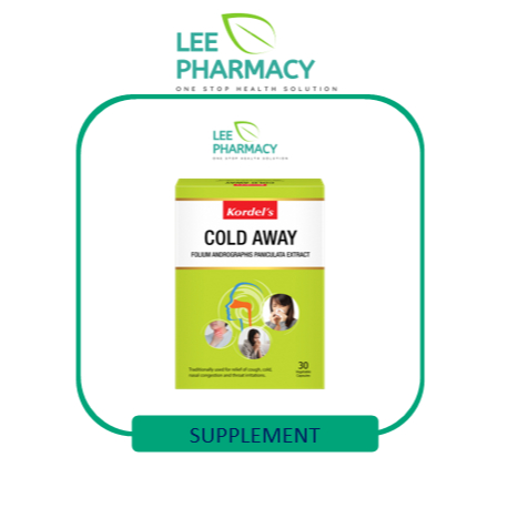 [NEW PACKAGING] KORDEL'S COLD AWAY 30's (FOR COUGH & THROAT IRRITATION ...