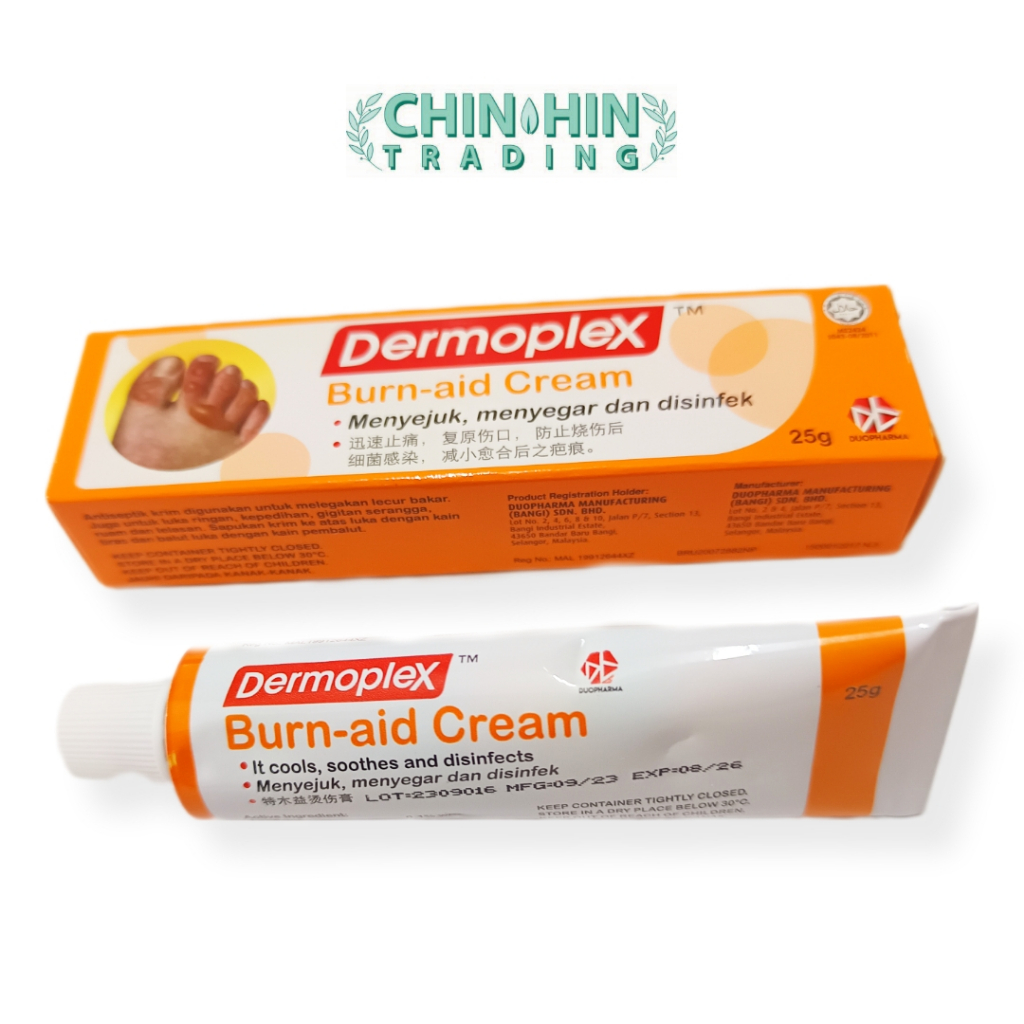 [DERMOPLEX] Burn-aid Cream 特木益烫伤膏 (25g) | Shopee Malaysia