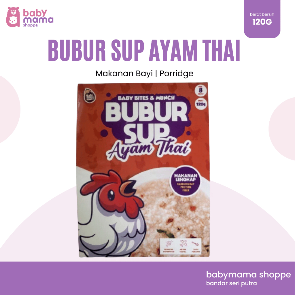 BABY BITES N MUNCH | BABY FOOD | READY TO EAT PORRIDGE | BUBUR SUP AYAM ...