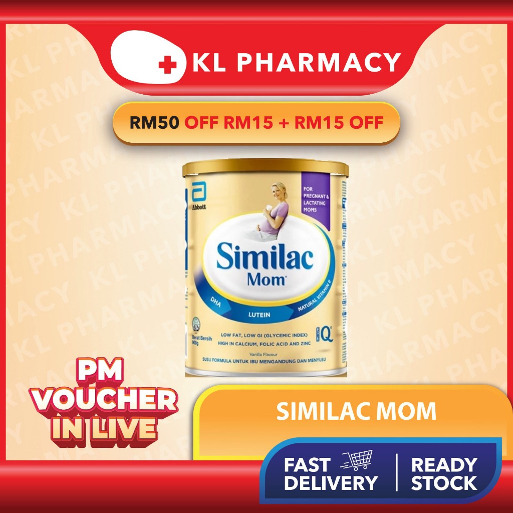 Similac Mom 900g Tin (Low-Fat Maternal Supplement for Pregnancy ...