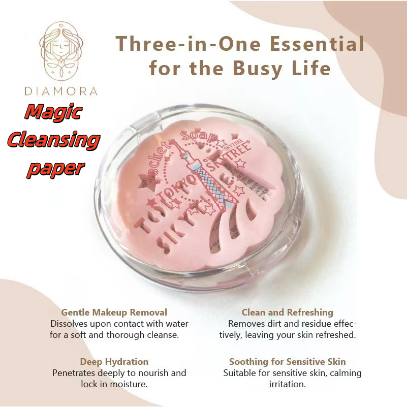 Magic Cleansing Paper Amino Acid Gentle Moisturizing Cleanser Oil ...