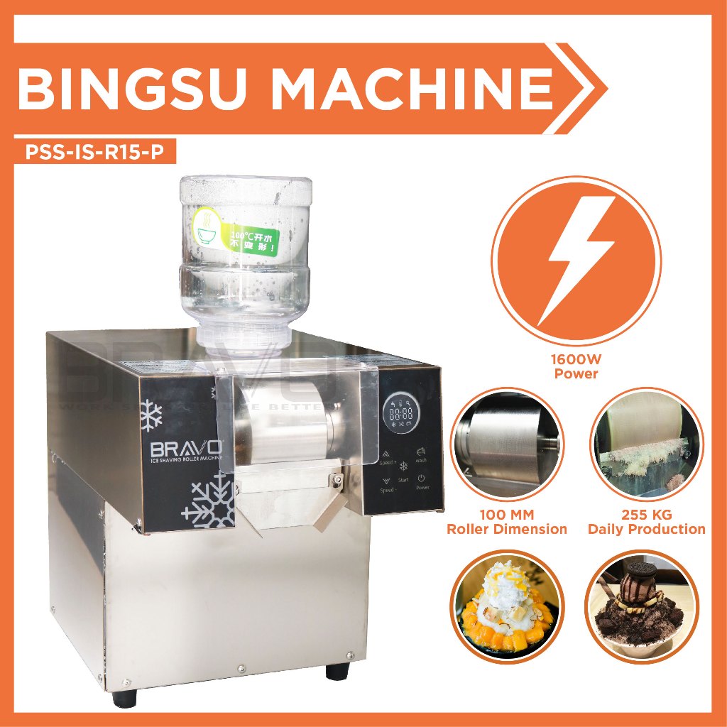 BRAVO Commercial Bingsu Machine Mesin Bingsu Snowflake Ice Machine ...