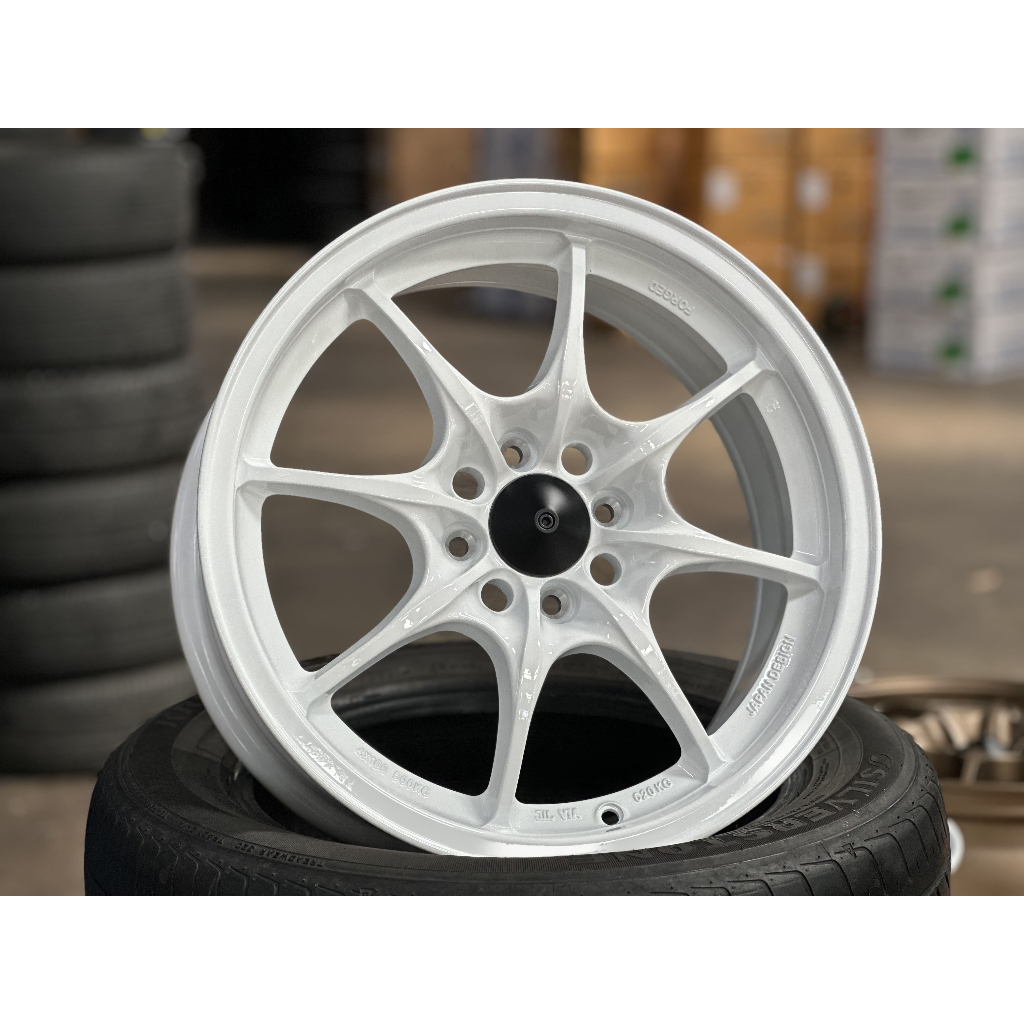 NEW 16X7J AOW MF8 Rim (set of 4) White 4X100 for City Jazz Vios Yaris Myvi Mazda 2 | Shopee Malaysia