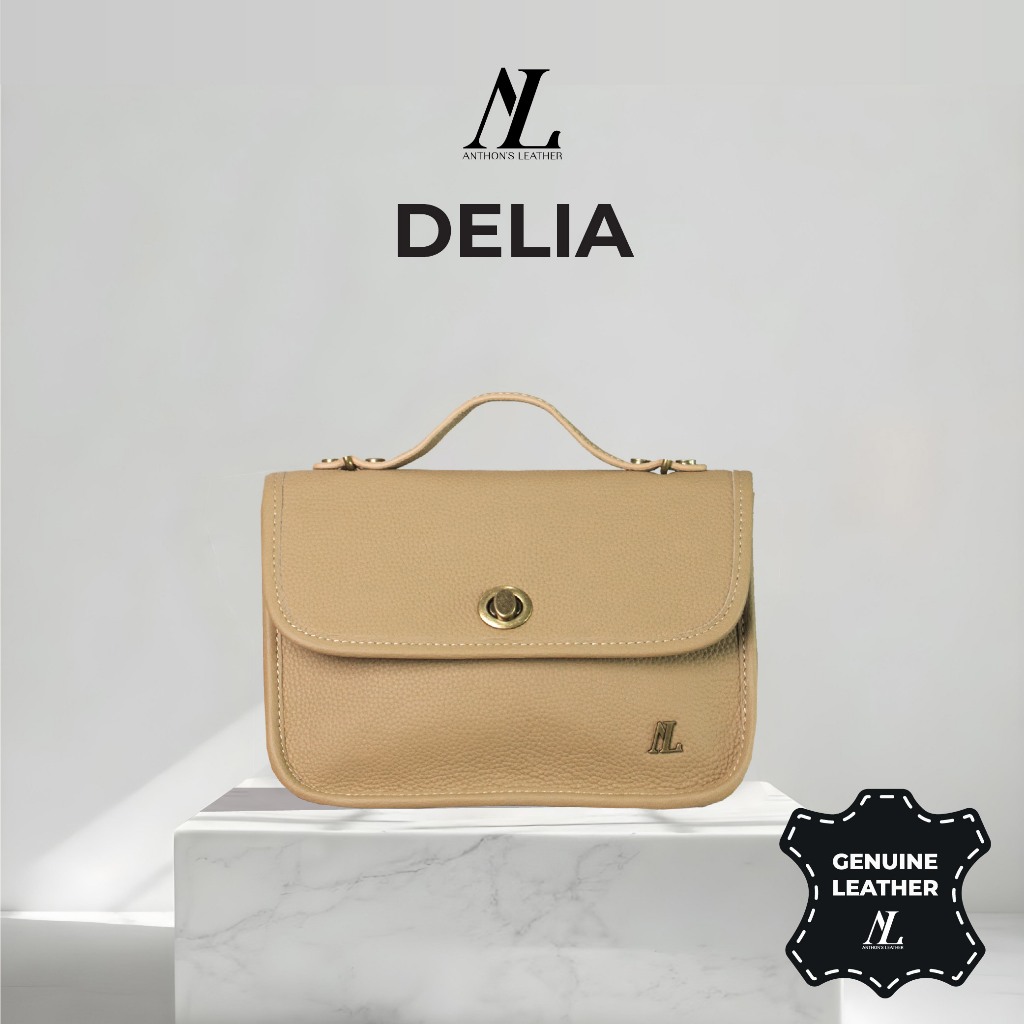 Anthon's Delia Genuine Leather Bag | Shopee Malaysia