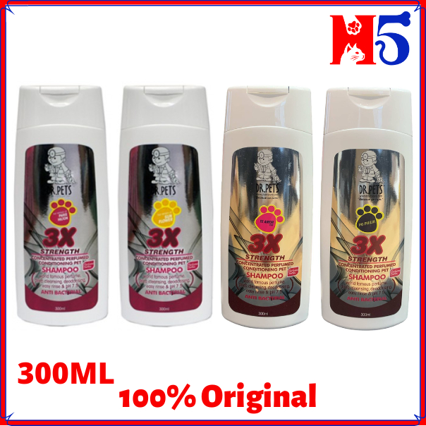 DR PETS 3X Strength Concentrated Perfumed Conditioning Pet Shampoo 300ML | Shopee Malaysia