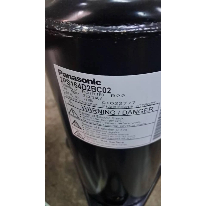 2PS164D2BC02 Compressor 1.0hp Acson York Daikin R22 | Shopee Malaysia