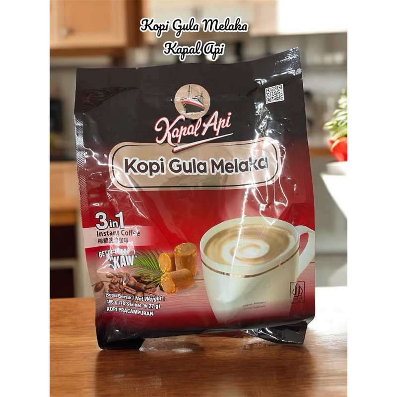 Kopi Kapal Api Gula Melaka Betul Betul Kaw 3in1 Instant Drink 18 x 27gram | Shopee Malaysia