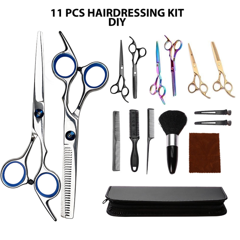 Hair Cut Stainless Steel Hair Scissors Set l Hair Scissors Professional ...