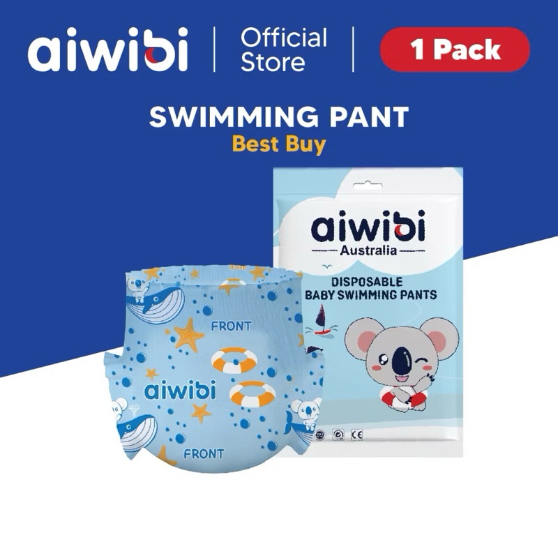 Aiwibi Swimming Diaper Pants - Size L / XL / XXL (1Pc) | Shopee Malaysia